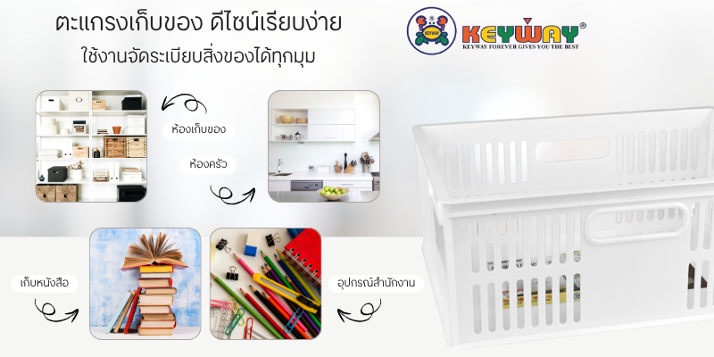 KEYWAY KEYWAY Multi-Purpose Basket DT-25 (Assorted Color) - Central.co.th