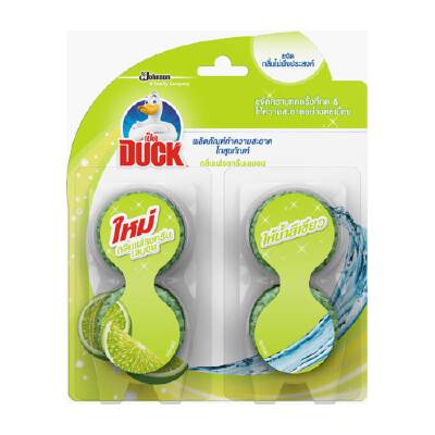 MR.MUSCLE Duck in Tank Lemon 38g. Pack/4 Green Color | OfficeMate