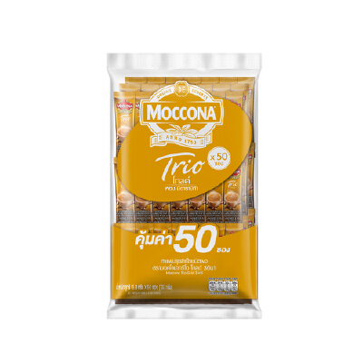 MOCCONA Trio Instant Coffee Powder Gold 15.8 g (50 stacks) | OfficeMate