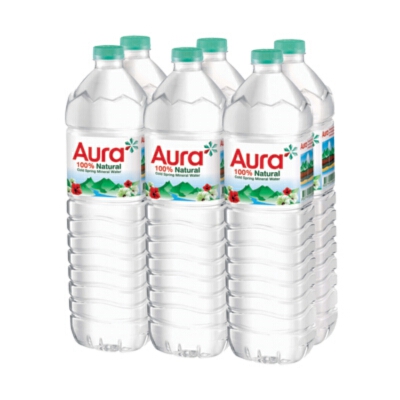 AURA Natural mineral water 1500 ml (6 bottles per pack) | OfficeMate