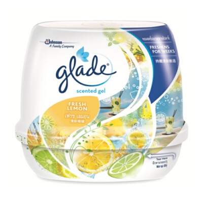 GLADE Air Freshener Gel Fresh Lemon Scent Size 180 g | OfficeMate