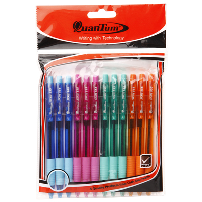 QUANTUM Ballpoint Pen Model Skate 555 Blue Size 0.5 mm (12 pcs ...