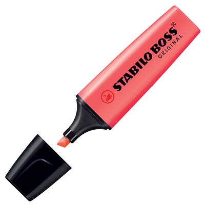 STABILO BOSS Highlighter Red | OfficeMate