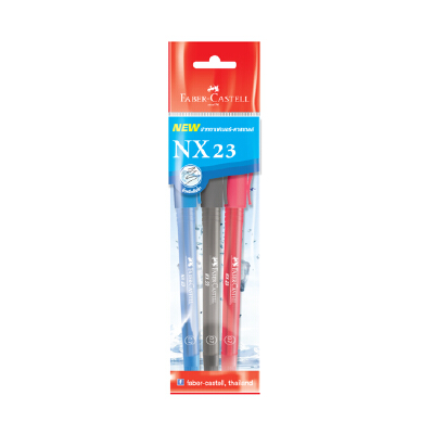 ปากกาลูกลื่น Faber-Castell NX23 0.7มม. คละสี(แพ็ค3) | OfficeMate