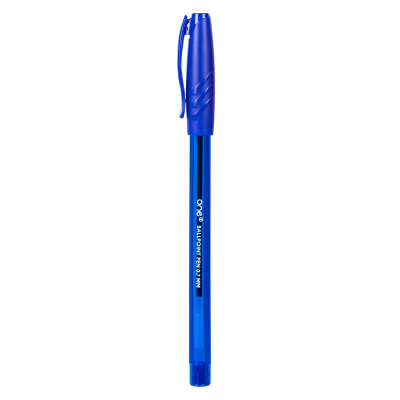ONE Smooth Ballpoint Pen Blue 0.7mm. | OfficeMate