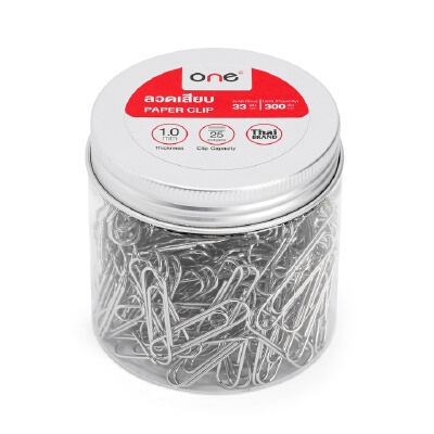 Paper Clip 33mm. (300/Box) Silver | OfficeMate
