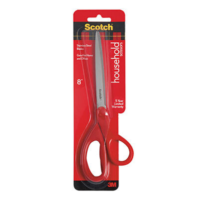 Scotch Scissors 8 Inch Home & Office Red Color | B2S