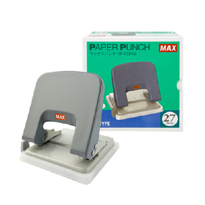 Max Paper Punch DP-F2DN2 Gray | OfficeMate