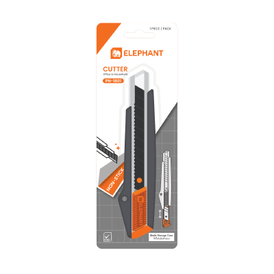 ELEPHANT มีดคัตเตอร์ รุ่น PN-1801 ขนาด 18 มม. | OfficeMate