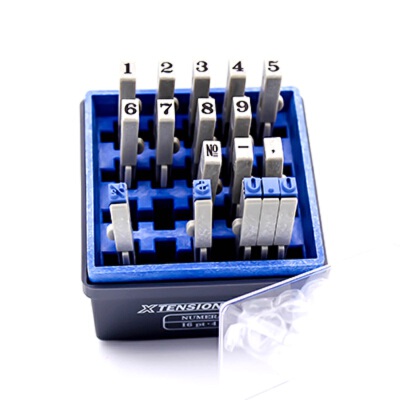 Xtensions Numeral 16 pt. Connecting Rubber Stamp | OfficeMate