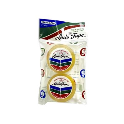 LOUIS Transparent Tape Core 1 inch Size 18 mm. x 20 m. (2/Pack ...