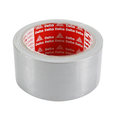 DELTA Cloth Tape 2"x9 y Silver | OfficeMate