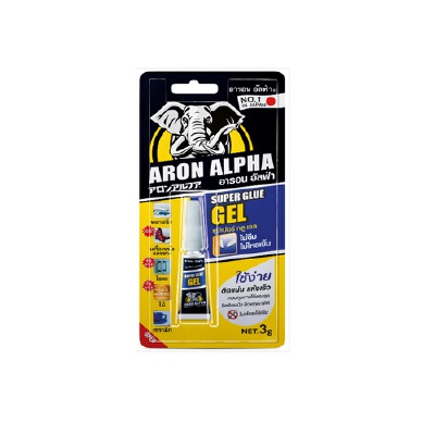 Aron Alpha SUPER GLUE GEL 3g. (PACK 12) | OfficeMate