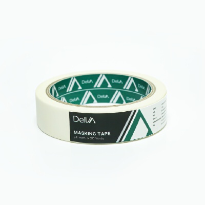 DELVA กระดาษกาวย่น ขนาด 24 มม. x 20 หลา | OfficeMate