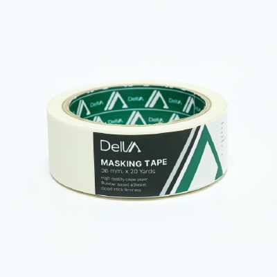 กระดาษกาวย่น 36 มม.x20 หลา Delva | OfficeMate