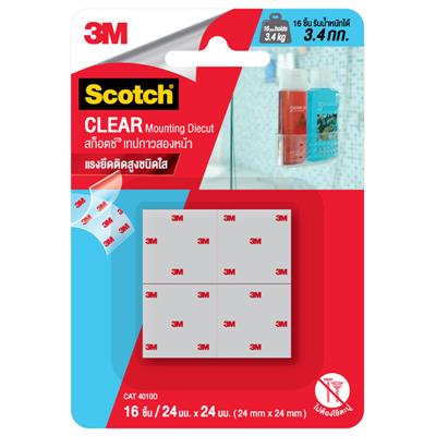 SCOTCH Double Coaed Tissue Tape 24x24 mm. (Pack/16) Clear | OfficeMate