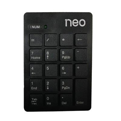 Neo Wilreless Numeric Keypad 125 Black | B2S