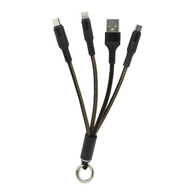BRAND TRADING Cable Charging 3 in 1 Black Color | B2S