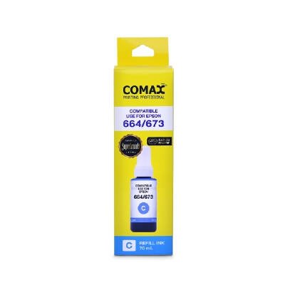 COMAX หมึกเติม Epson F1CAR-CM-408500 สีฟ้า ขนาด 70 มล. | OfficeMate