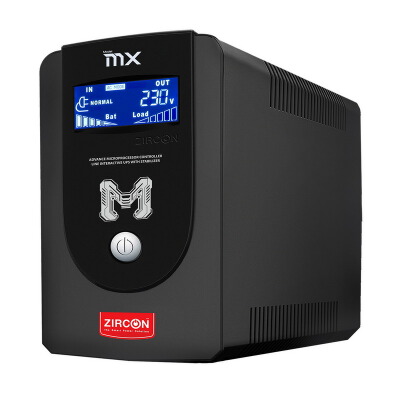ZIRCON UPS MX 1000VA/550W Black | OfficeMate