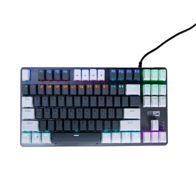 คีย์บอร์ดแมคคานิคอล ALTEC LANSING ALGK8404 สีขาว/เทา | OfficeMate