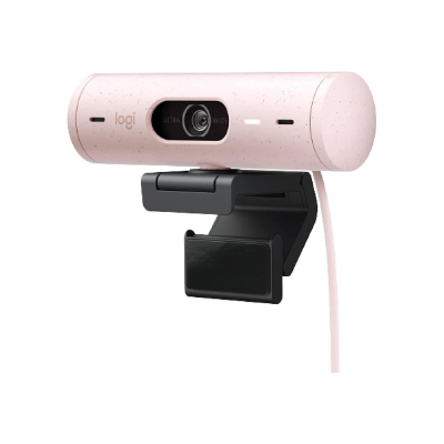 กล้องเว็บแคม Logitech QCAM BRIO500 สีโรส | OfficeMate
