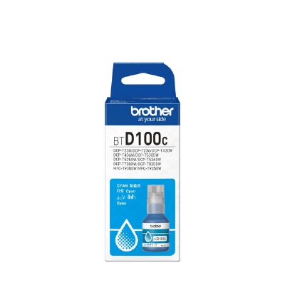 BROTHER หมึกเติม รุ่น BT-D100C สีฟ้า | OfficeMate