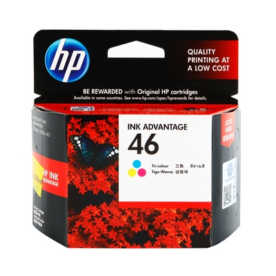 ตลับหมึกอิงค์เจ็ท 46 (CZ638AA) 3 สี HP | OfficeMate