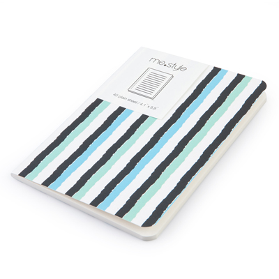 Soft Cover Notebook A6 40 Sheets Stripe Lines | OfficeMate