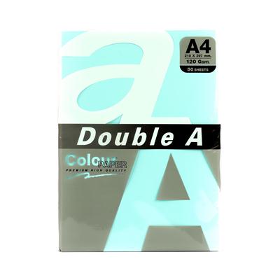 Double A Colour Card Paper A4 120 gsm. Blue (50/Pack) | OfficeMate