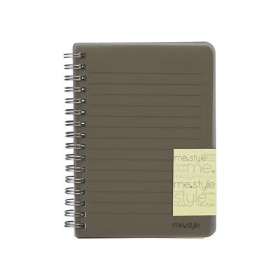 สมุดสันลวดมีเส้น 80g. 80แผ่น A6 ดำ ME.STYLE PP001-A6R | OfficeMate