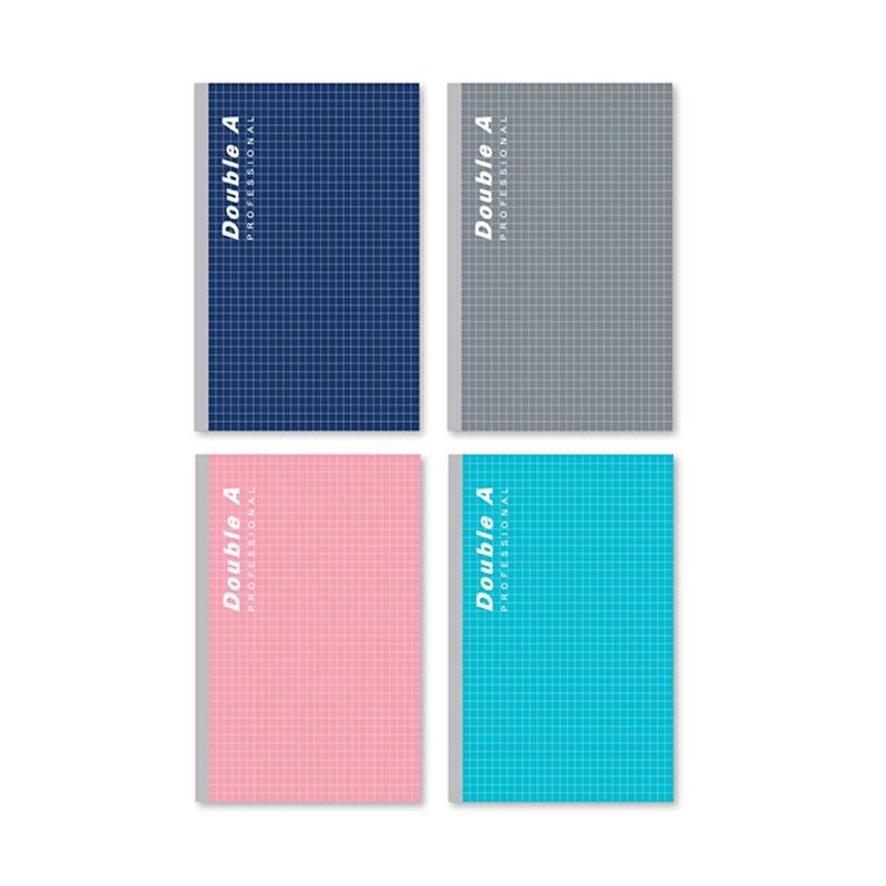 สมุดสันกาว A5 70แกรม 40แผ่น คละสี Double A Professional | OfficeMate