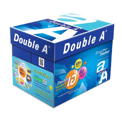 DOUBLE A กระดาษถ่ายเอกสาร A4 80 แกรม (แพ็ค5รีม) | B2S
