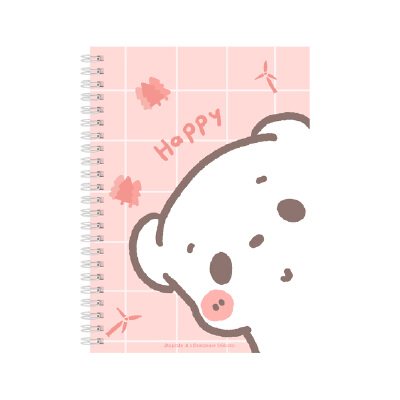 DOUBLE A สมุดสันห่วง B5 80 แกรม 60 แผ่น Bear Please | OfficeMate