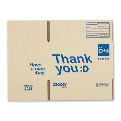 DOOZY PACK กล่องไปรษณีย์ Lite NO.0+4 ขนาด 11x17x10 ซม. (แพ็ค10 ...