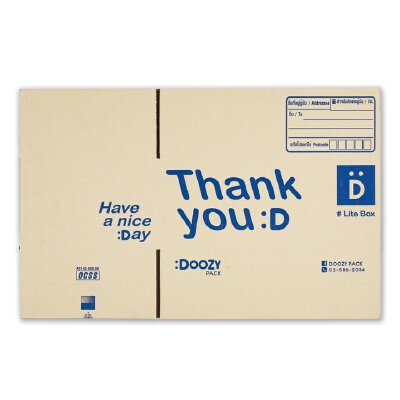 DOOZY PACK กล่องไปรษณีย์ Lite Box ขนาด 22x35x14 ซม. แพ็ค 10 กล่อง ...