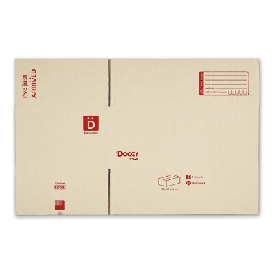 DOOZY PACK กล่องไปรษณีย์ Standard Box ขนาด 22x35x14 ซม. (แพ็ค10) สีครีม ...