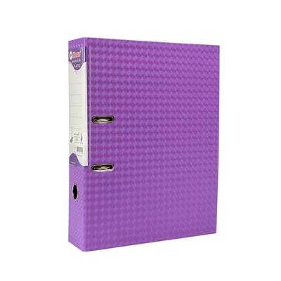 Lever Arch File 3-Inch Spine 3D Purple (3/Pack) | OfficeMate