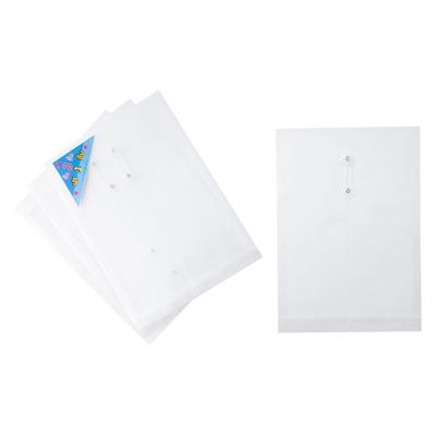Plastic Button Envelope White | OfficeMate