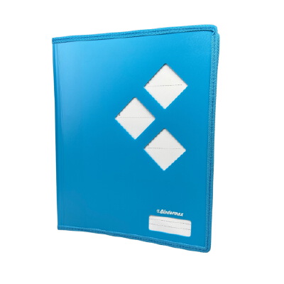 Bindermax Zipper Binder 01244 A4 Blue | OfficeMate