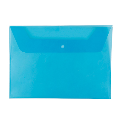 Plastic Envelope F4 Blue | OfficeMate
