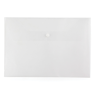 ORCA Plastic Envelope F4 F-120 White Color | OfficeMate
