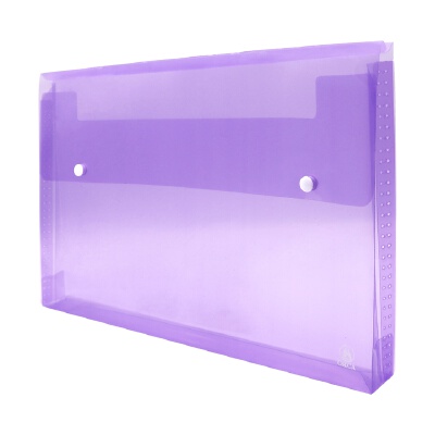 ซองกระดุมพลาสติก F4 ม่วง ออร์ก้า B-154 | OfficeMate