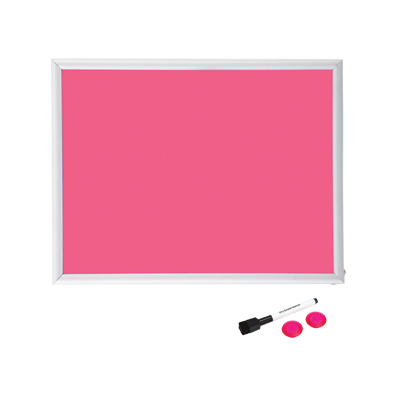 Magnetic Whiteboard 80x120cm. Pink | OfficeMate