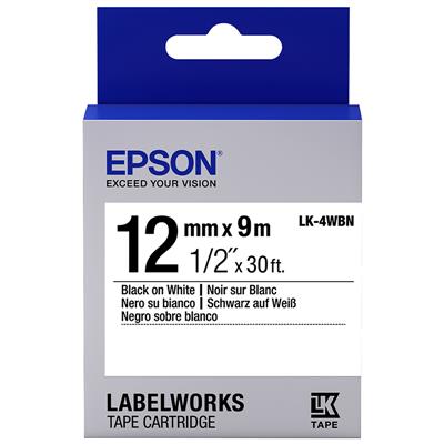 Epson Tape Pump 12 mm. Black on White | OfficeMate