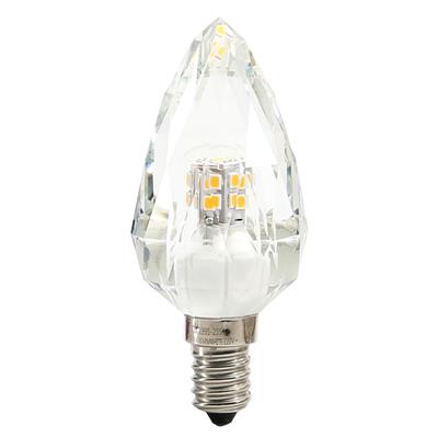 หลอดไฟ LED วอร์มไวท์ 4 วัตต์ EVE LED Crystal Round E14 | OfficeMate