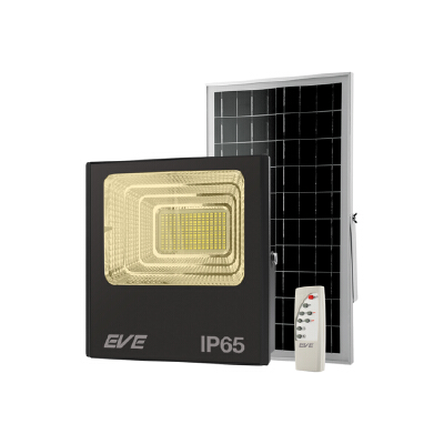 โคม solar cell LED EVE solar สีดำ 100W/WW | OfficeMate