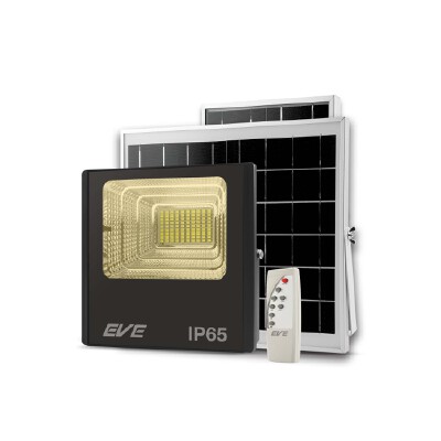 โคม solar cell LED EVE Solar สีดำ 10W/WW | OfficeMate