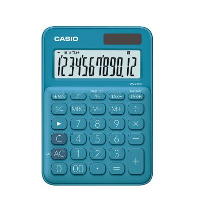 CASIO เครื่องคิดเลข 12 หลัก รุ่น CI B-MS-20UC-BU | OfficeMate