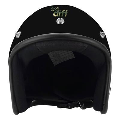 หมวกกันน็อคลายทหาร ดำ-เขียว DIFF B-12 | OfficeMate